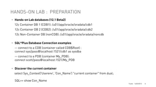 Oracle 12c PDB insights | PDF