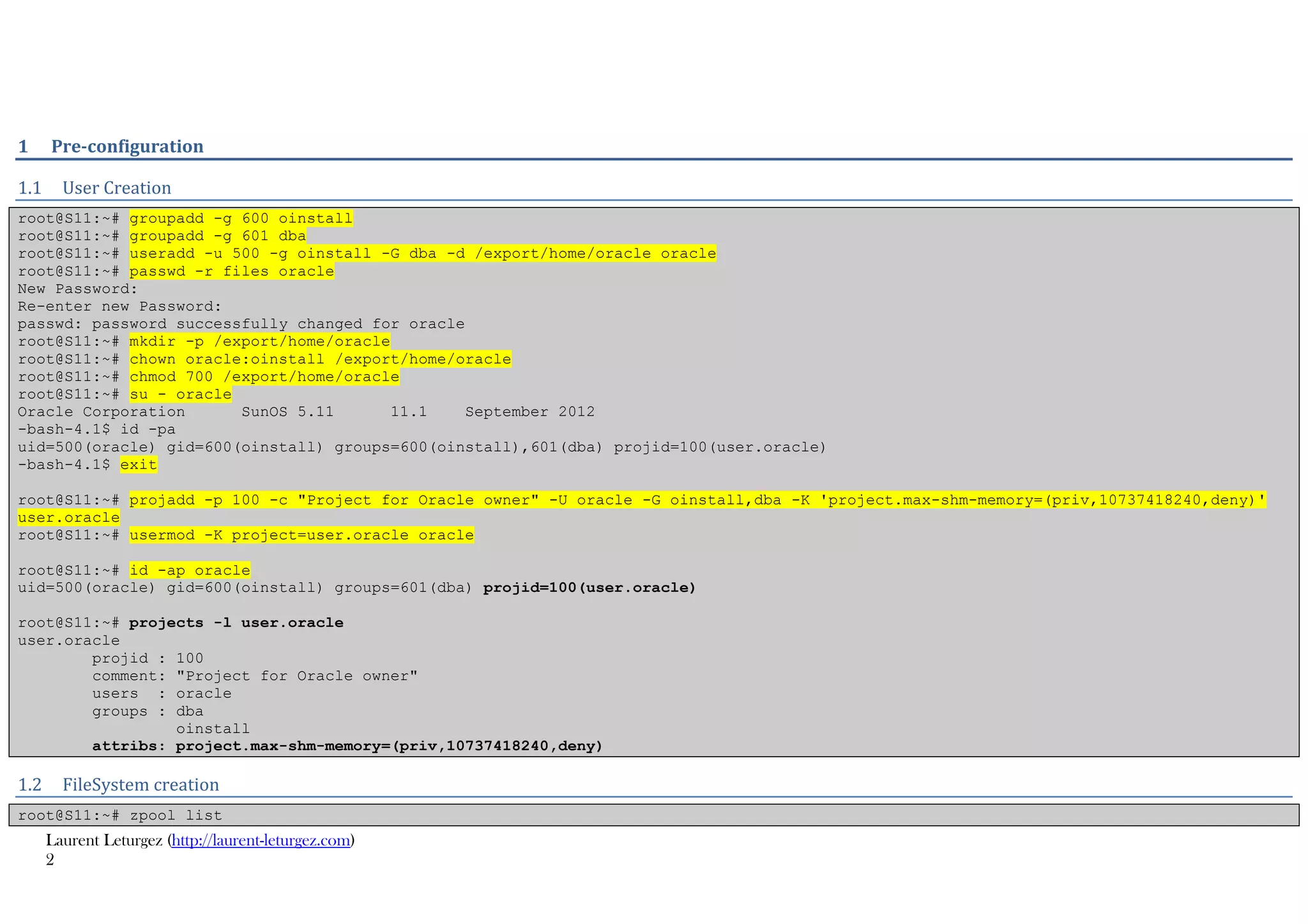 Oracle 12c r1 installation on solaris 11.1 | PDF