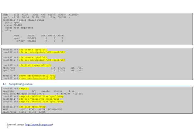 Oracle 12c r1 installation on solaris 11.1 | PDF