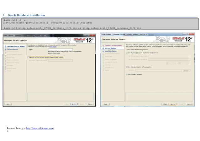 Oracle 12c r1 installation on solaris 11.1 | PDF