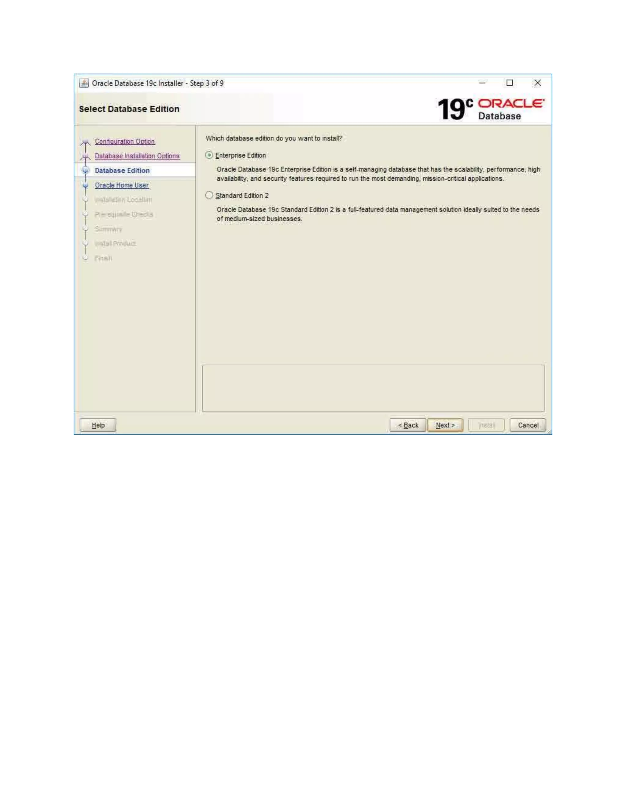Oracle Database 19c (19.3) Installation on Windows (Step-by-Step) | DOCX