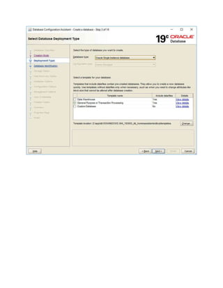 Oracle Database 19c (19.3) Installation on Windows (Step-by-Step) | DOCX