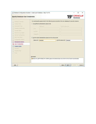 Oracle Database 19c (19.3) Installation on Windows (Step-by-Step) | DOCX