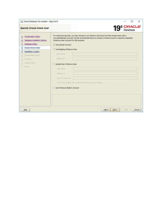 Oracle Database 19c (19.3) Installation on Windows (Step-by-Step) | DOCX