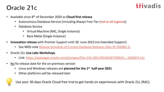 Oracle 21c: New Features and Enhancements of Data Pump & TTS | PDF