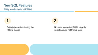oracle 23c new features for developer and dba | PPTX