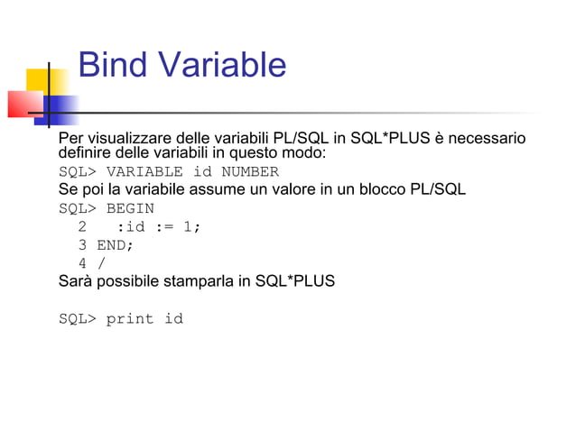 Oracle 2 (sqlplus) | PPT