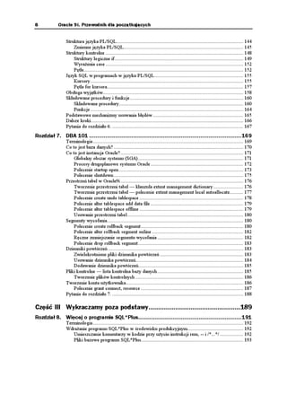 Oracle9i. Przewodnik dla początkujących | PDF