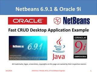 Oracle 9i & Netbeans 6.9.1 | PPTX