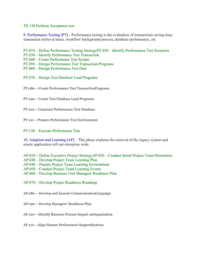 Oracle a.i.m. methodology | PDF