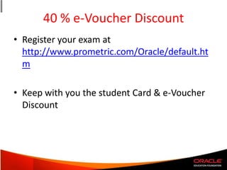 Oracle academy | PPTX