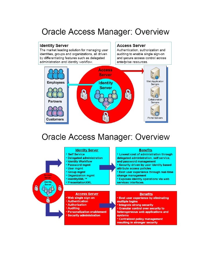 Oracle Access Manager Overview