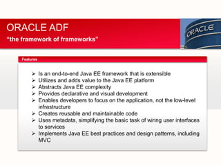 Oracle ADF Overview for Beginners | PPT