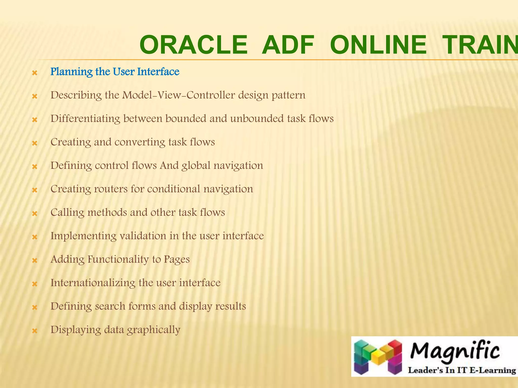 Oracle adf online training | PPTX