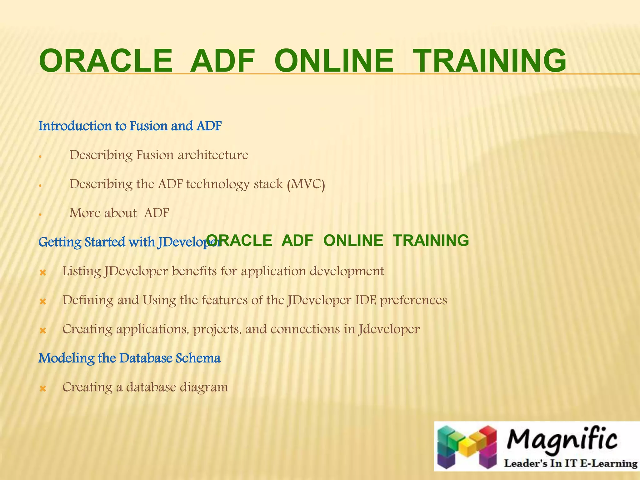 Oracle adf online training | PPTX