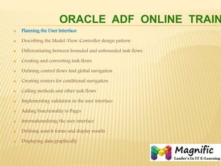 Oracle adf online training | PPTX