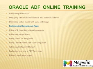 Oracle adf online training | PPTX