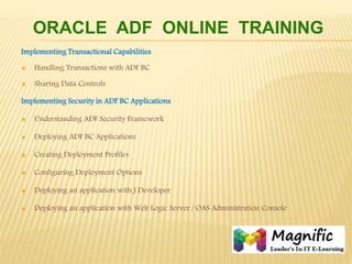 Oracle adf online training | PPTX