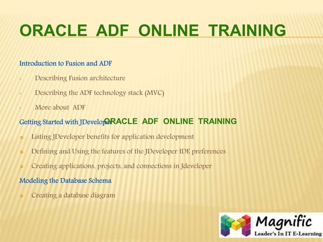 Oracle Adf Online Training Pptx