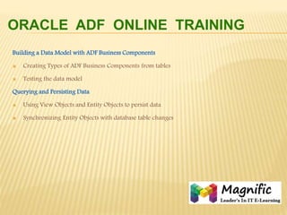 Oracle adf online training | PPTX