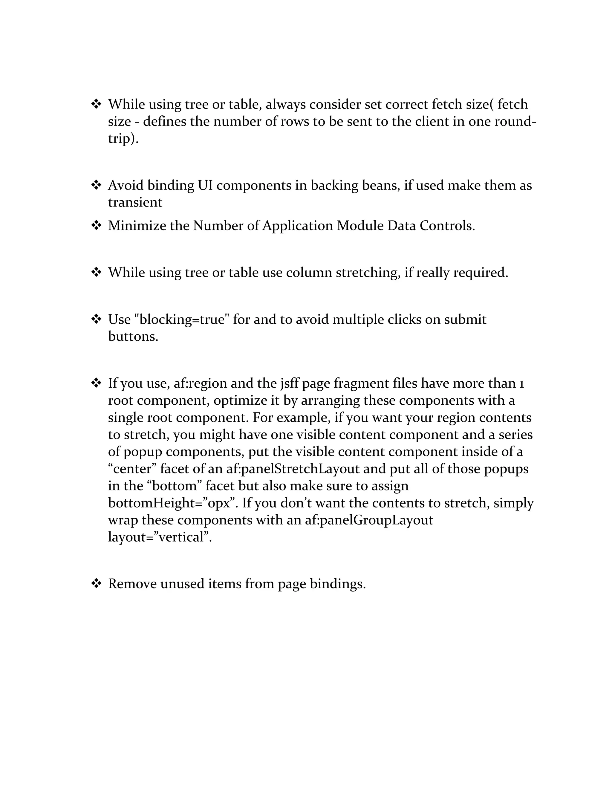 Oracle Adf Performance Tips Pdf