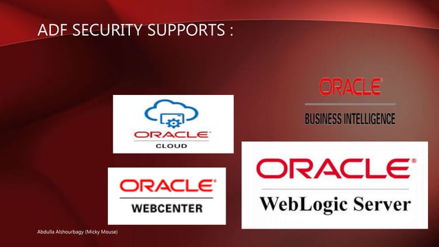 Oracle ِApplication Development Framework (ADF) | PPT Oracle ِApplication Development Framework (ADF) | PPT
