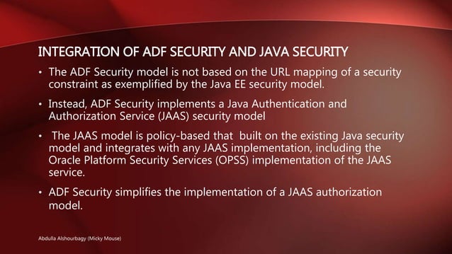 Oracle ِApplication Development Framework (ADF) | PPT Oracle ِApplication Development Framework (ADF) | PPT