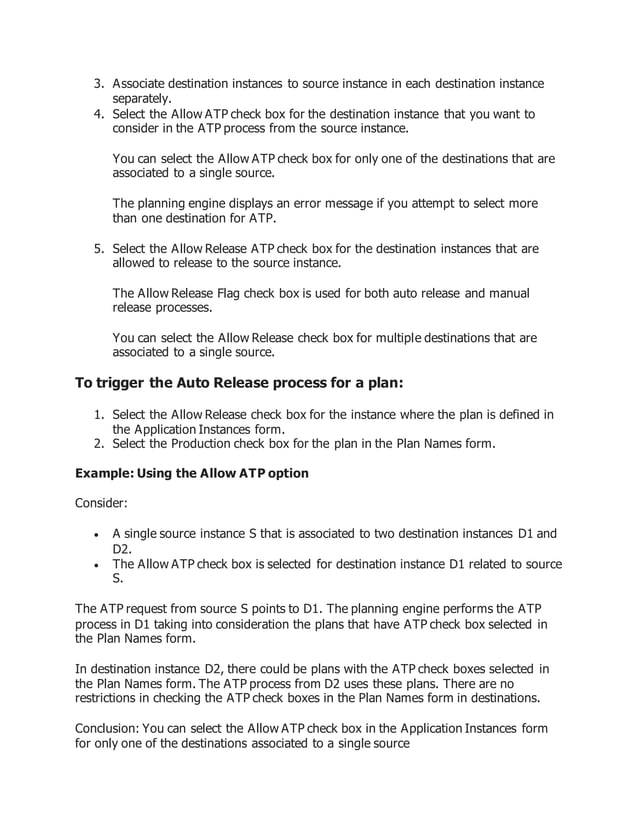 Oracle advanced supply chain planning implementation and user | DOCX ...