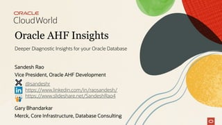 Oracle AHF Insights 23c | PPT