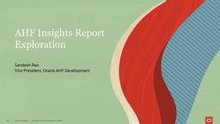Oracle AHF Insights 23c | PPT
