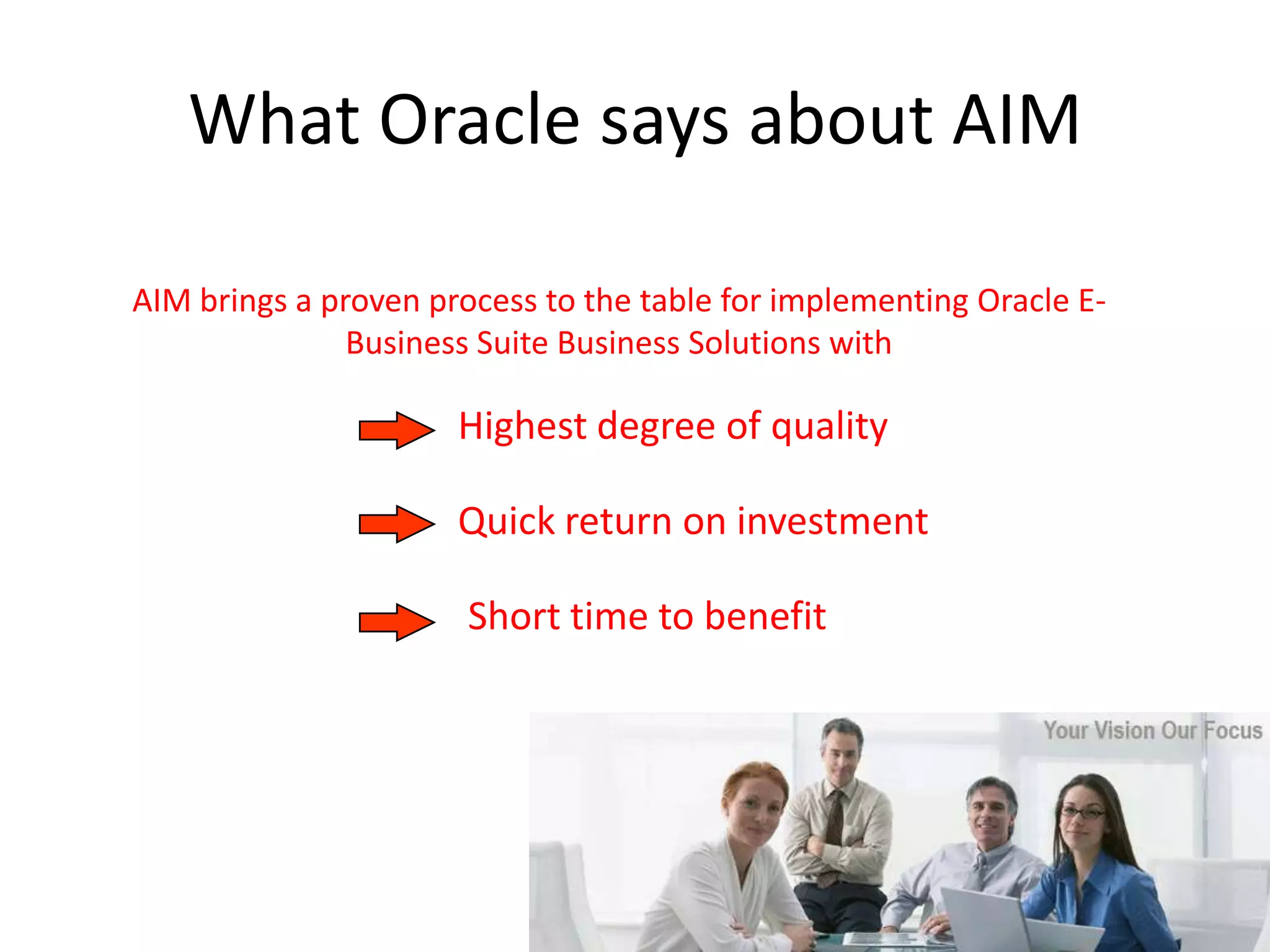 Oracle Aim Methodology | PPTX