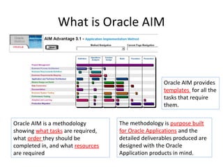 Oracle AIM Methodology | PPS