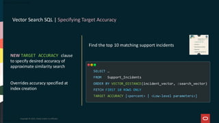 Oracle AI Vector Search- Getting Started and what's new in 2025- AIOUG ...