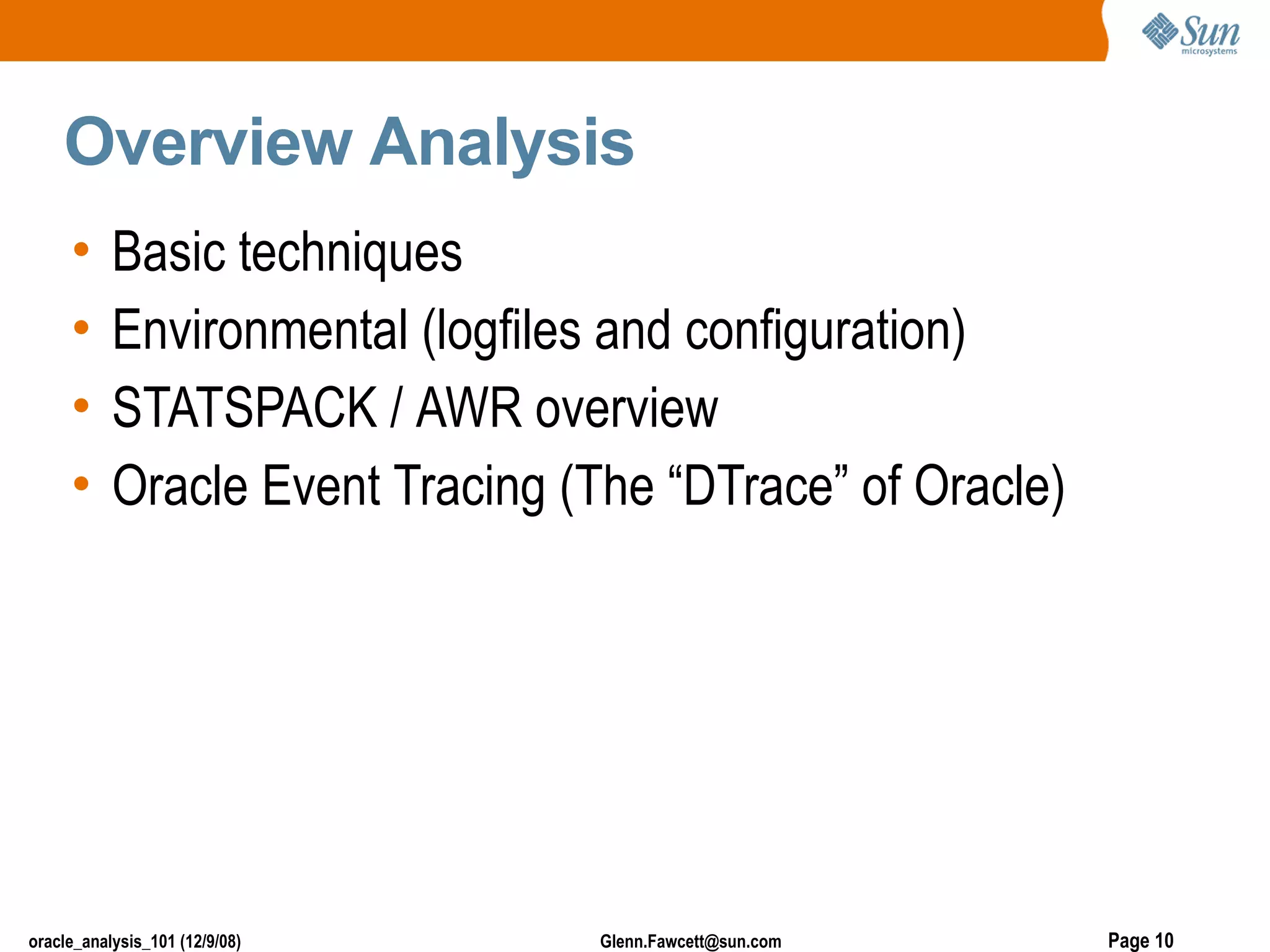 Oracle analysis 101_v1.0_ext | PDF | Databases | Computer Software and Applications