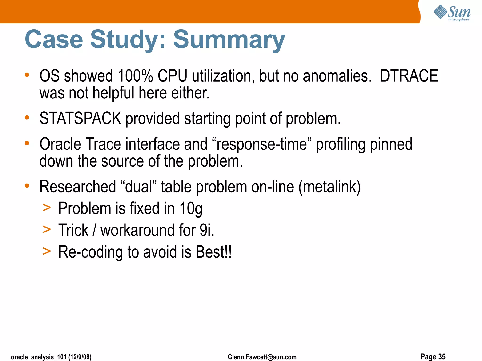 Oracle analysis 101_v1.0_ext | PDF | Databases | Computer Software and Applications