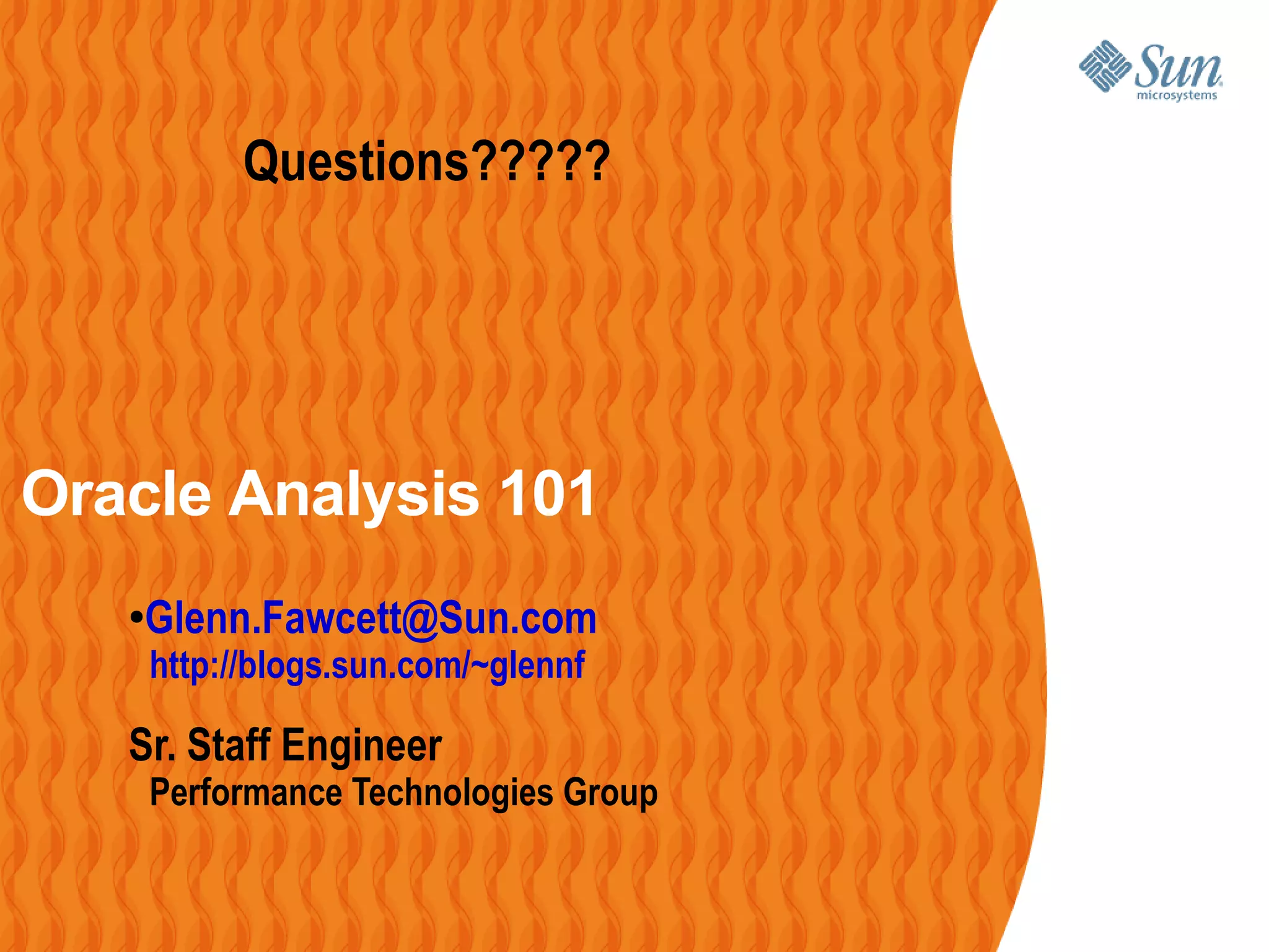 Oracle analysis 101_v1.0_ext | PDF | Databases | Computer Software and Applications