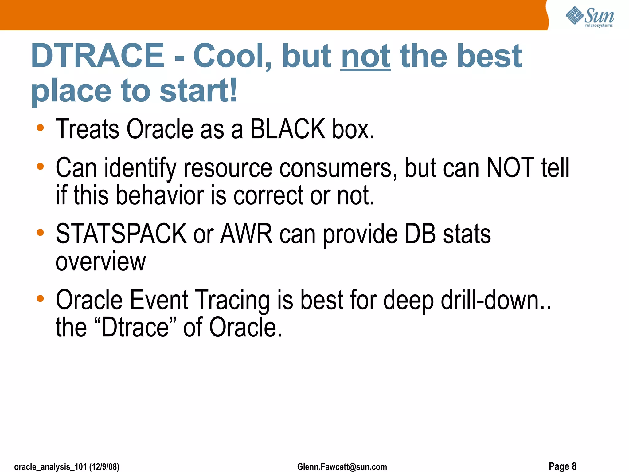 Oracle analysis 101_v1.0_ext | PDF | Databases | Computer Software and Applications