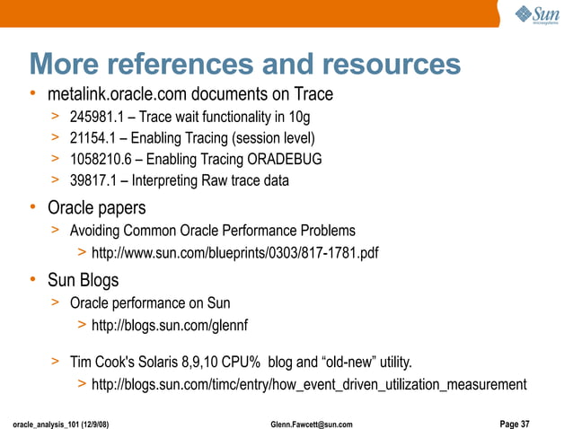 Oracle analysis 101_v1.0_ext | PDF | Databases | Computer Software and ...