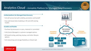 Oracle analytics cloud overview feb 2017 | PDF