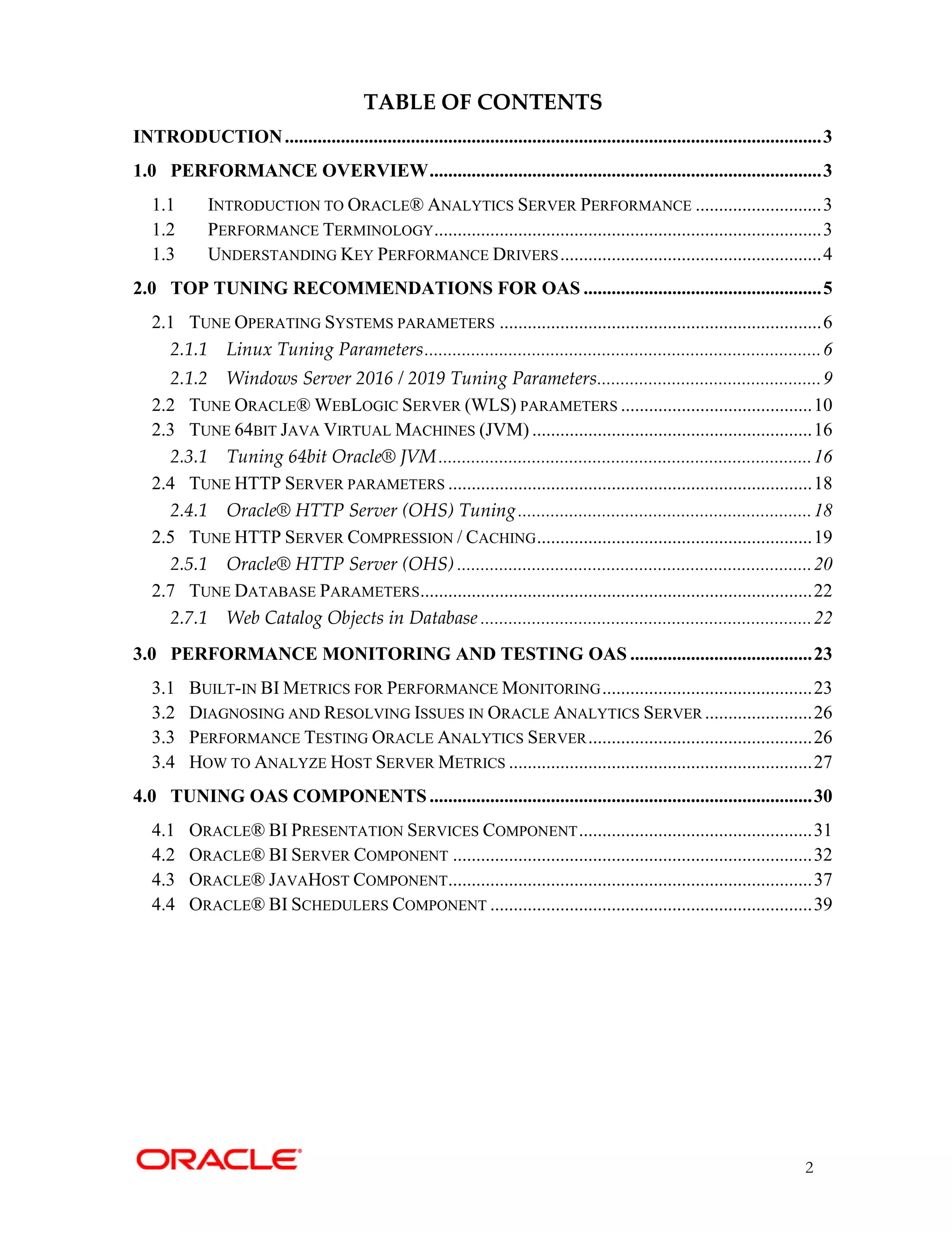 Oracle Analytics Server Infrastructure Tuning Guide V2pdf