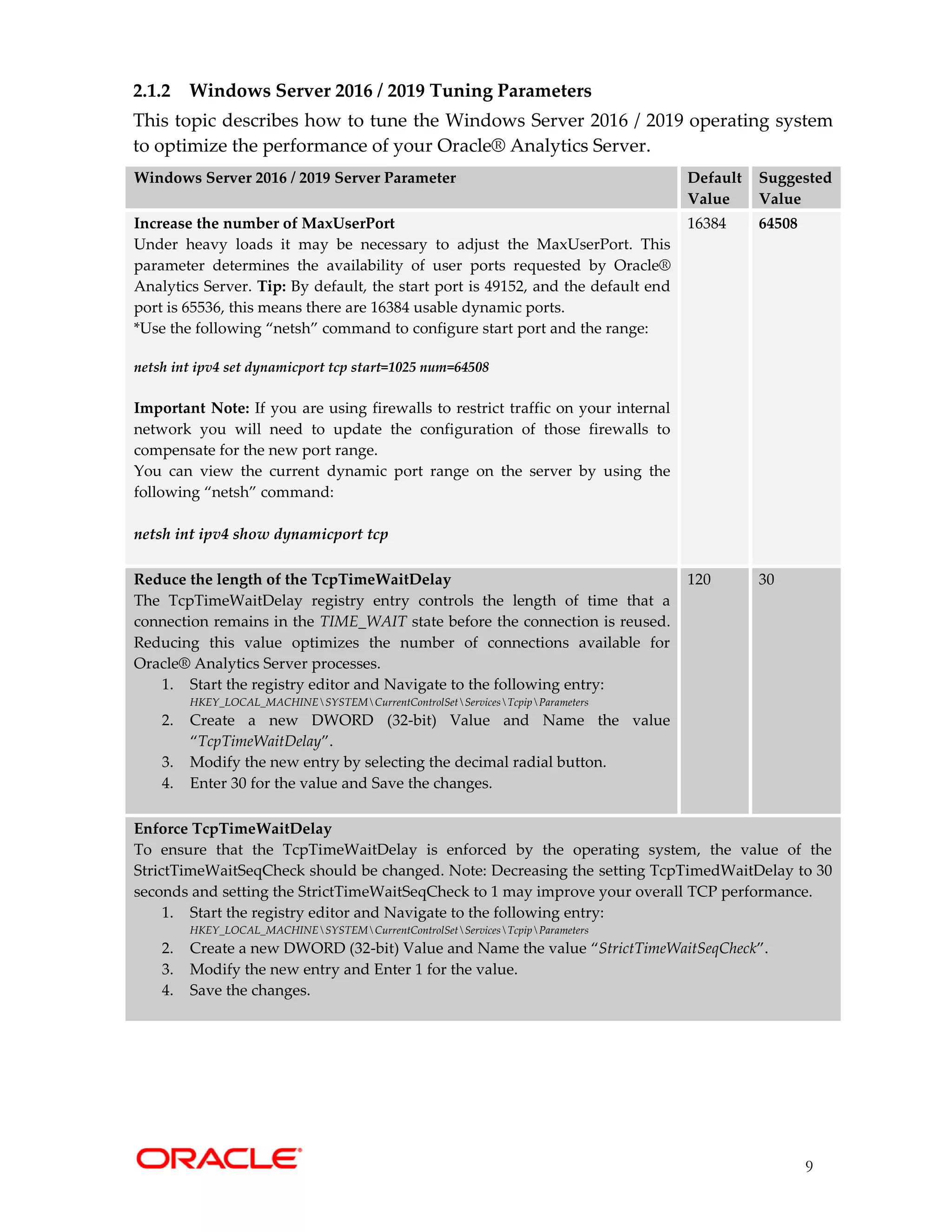 Oracle Analytics Server Infrastructure Tuning Guide V2pdf
