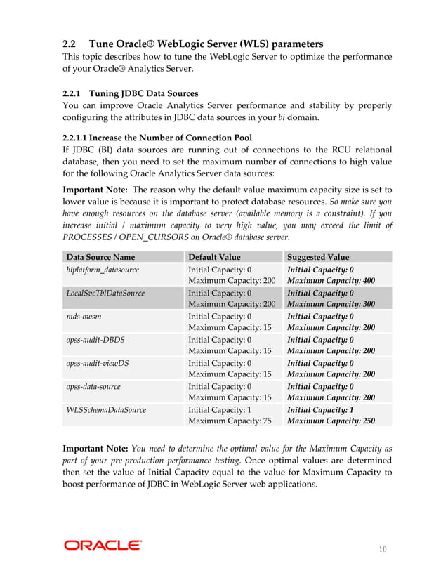 Oracle Analytics Server Infrastructure Tuning Guide V2pdf