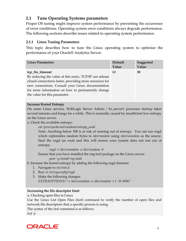 Oracle Analytics Server Infrastructure Tuning Guide V2pdf
