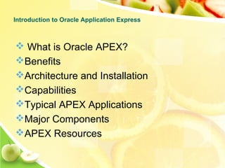 Oracle apex training | Oracle Application Application Express Training ...