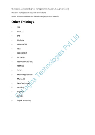 Oracle apex course content | DOCX