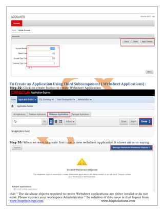 Oracle apex hands on lab#2 | PDF
