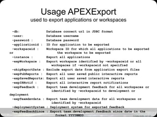 Oracle Apex Technical Introduction | PPTX