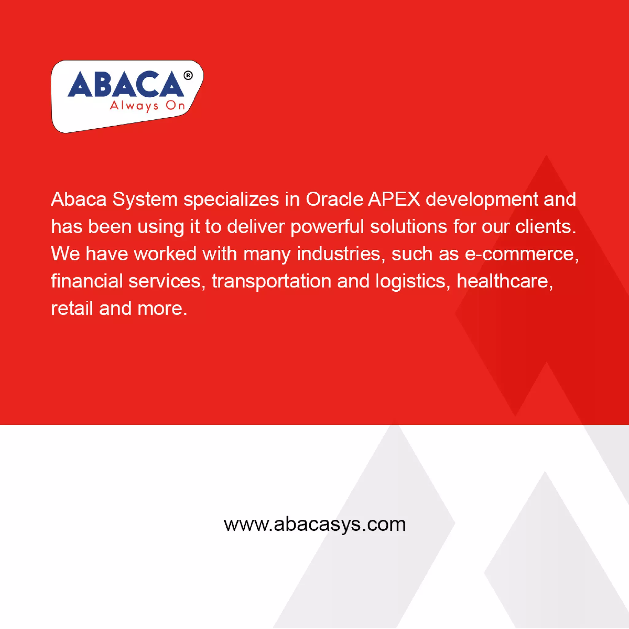 Oracle APEX Vs Traditional Web Development | Abacasys | PDF