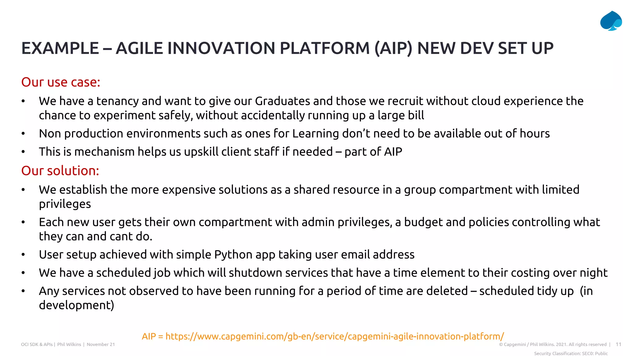 Oracle OCI APIs and SDK | PPT
