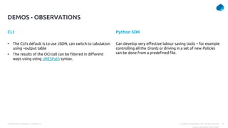 Oracle OCI APIs and SDK | PPTX